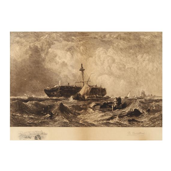 William Wellstood | Maritime Ship Wreck Scene | MutualArt