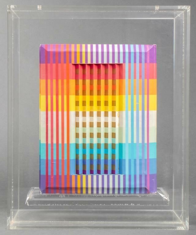 Yaacov Agam | The Agam Torah (Rainbow Torah) (1992) | MutualArt