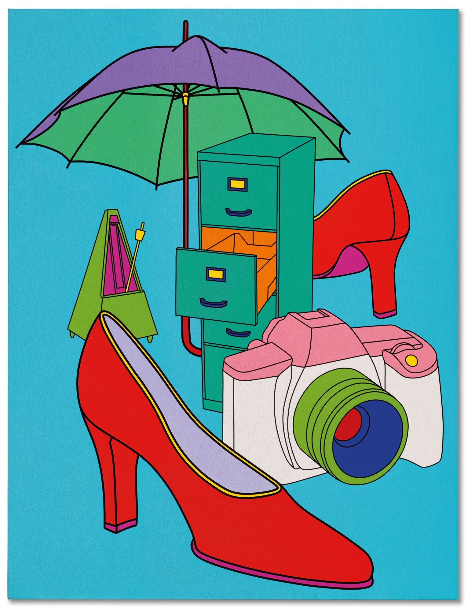 Michael Craig-Martin | UNTITLED (SKELETON) (2000) | MutualArt