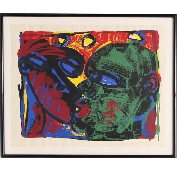 Rainer Fetting | The Kiss (1990) | MutualArt