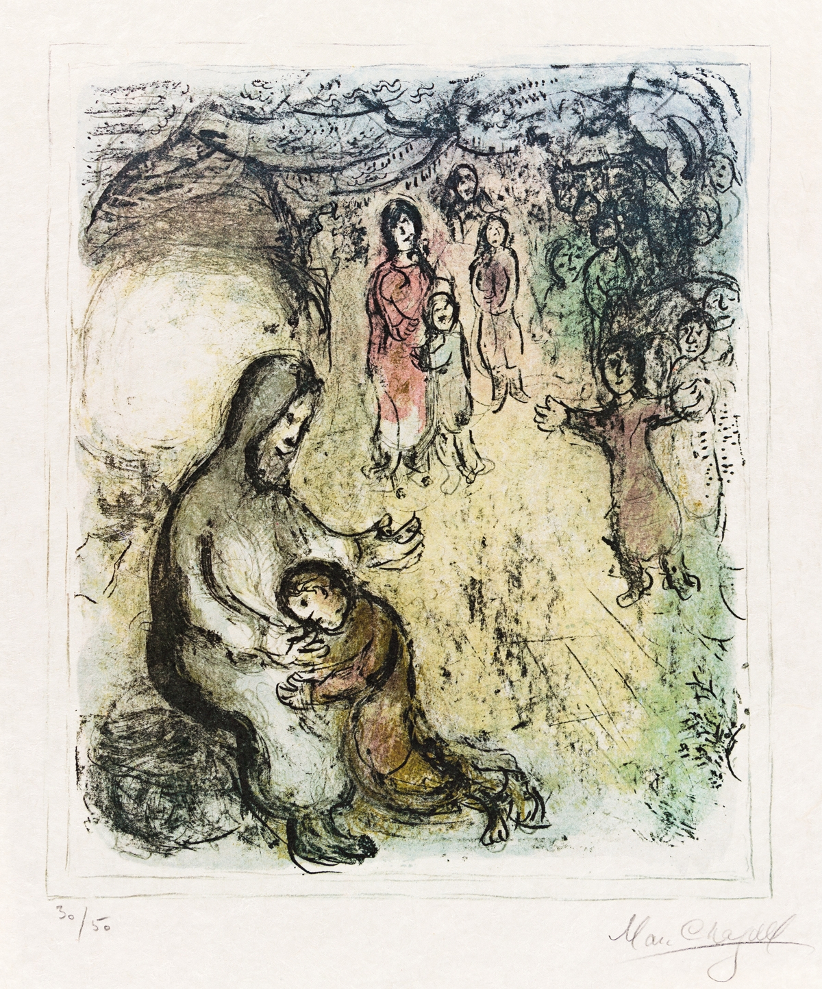 Marc Chagall | Vocation de Jérémie (1931 - 1939) | MutualArt