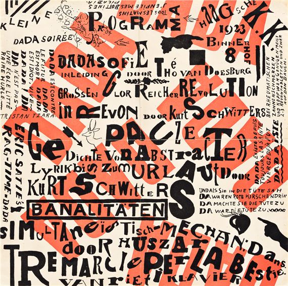 Theo van Doesburg | Kleine Dada Soirée (1922) | MutualArt