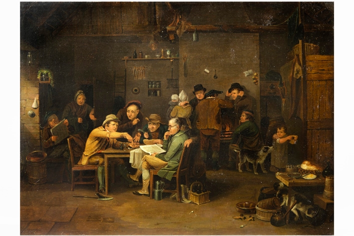 John Lewis Krimmel | The villlage politicians | MutualArt