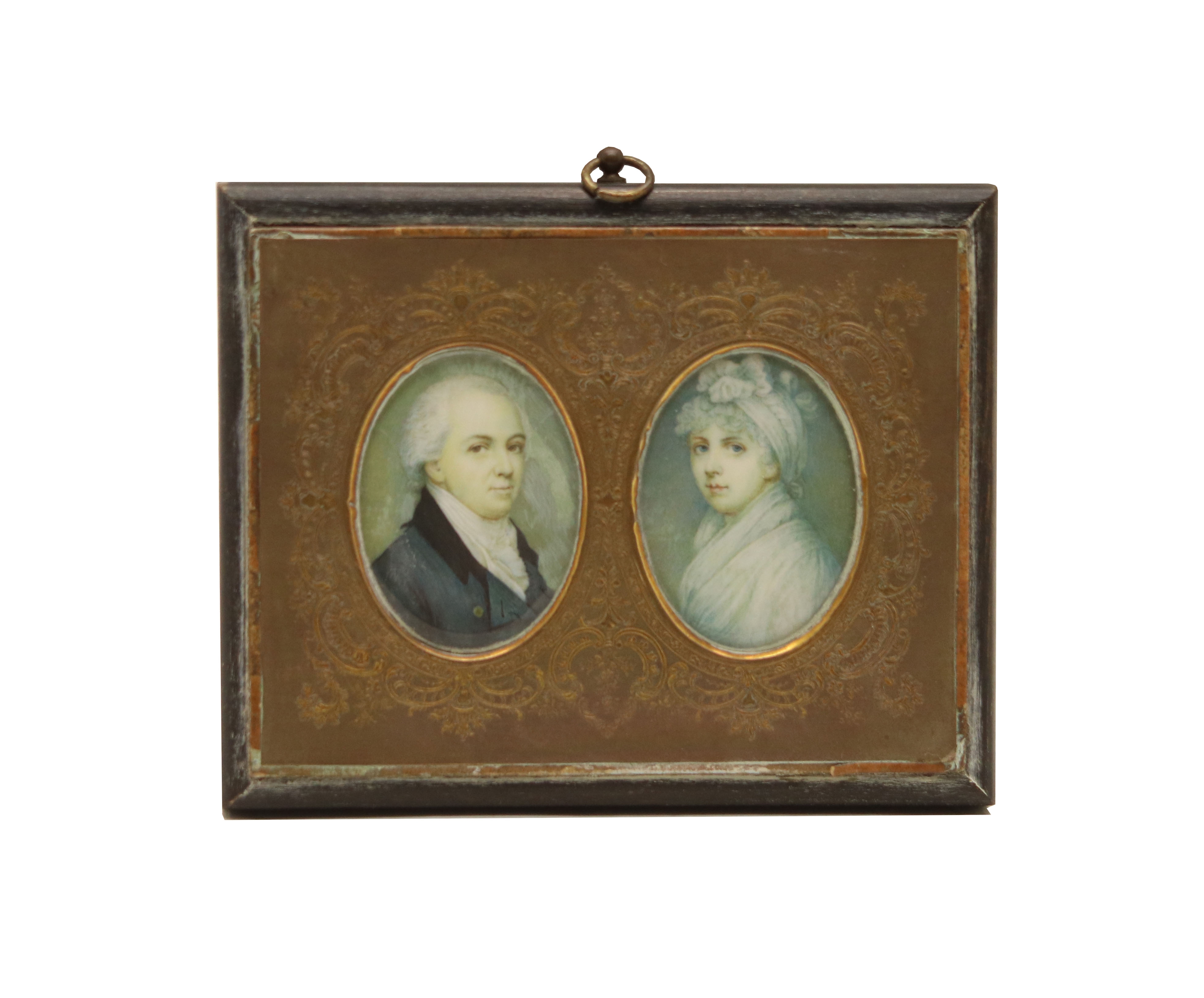 John Smart | A pair of oval portrait miniatures | MutualArt