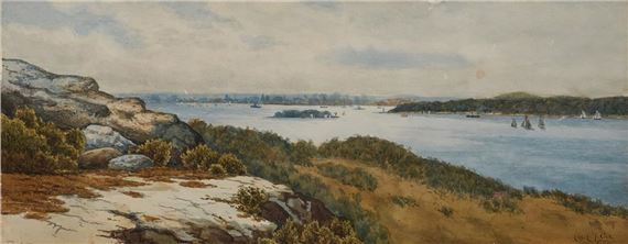 George Orr | A Syndey Harbour Scene (1912) | MutualArt