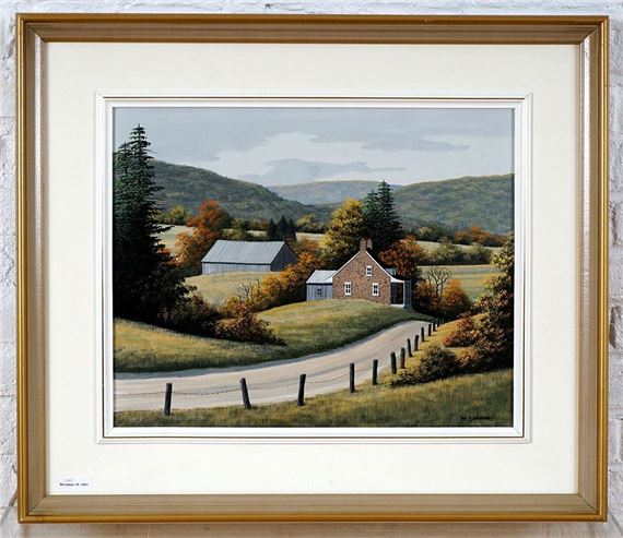 William J. Saunders | Scène d'été | MutualArt
