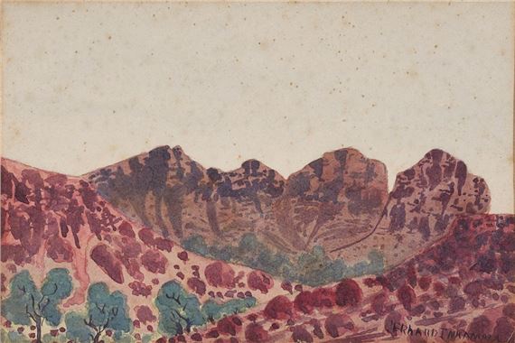 Gerhard Inkamala | Central Australian Landscape | MutualArt