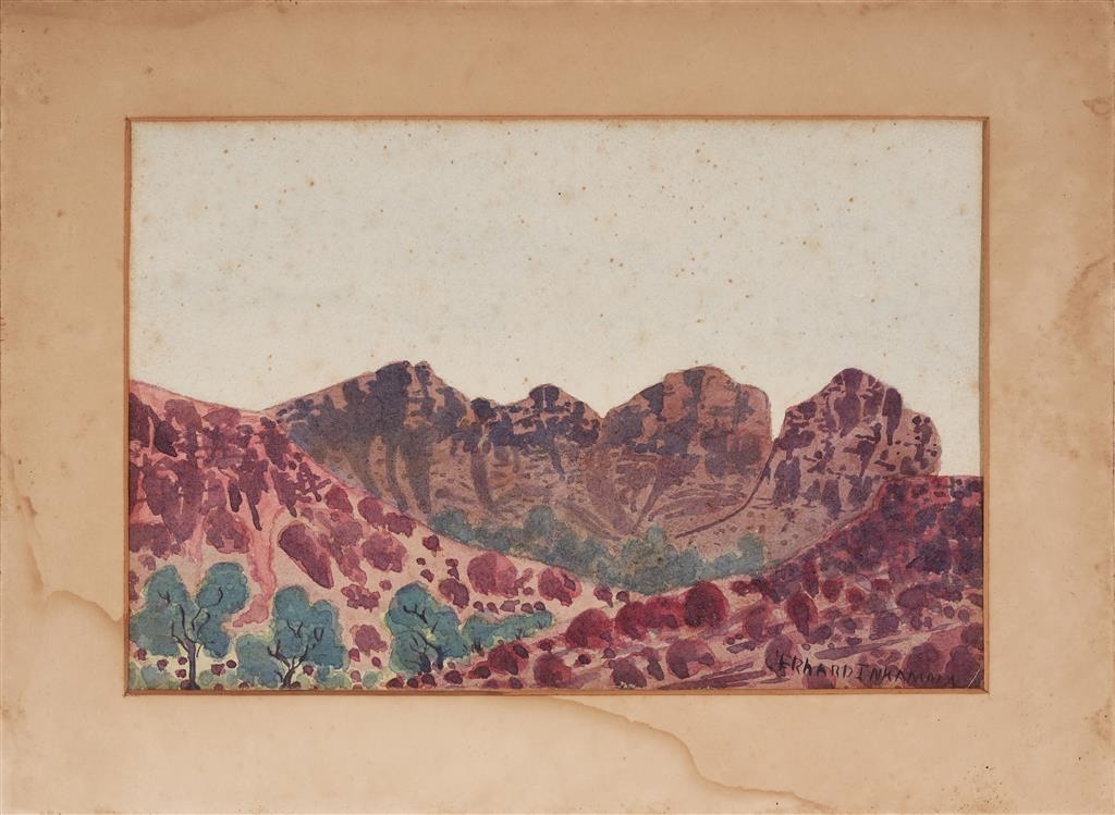 Gerhard Inkamala | Central Australian Landscape | MutualArt