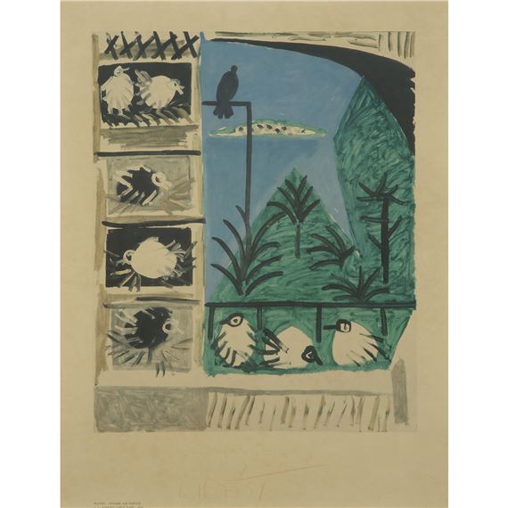 Pablo Picasso | PAYSAGE AUX PIGEONS | MutualArt