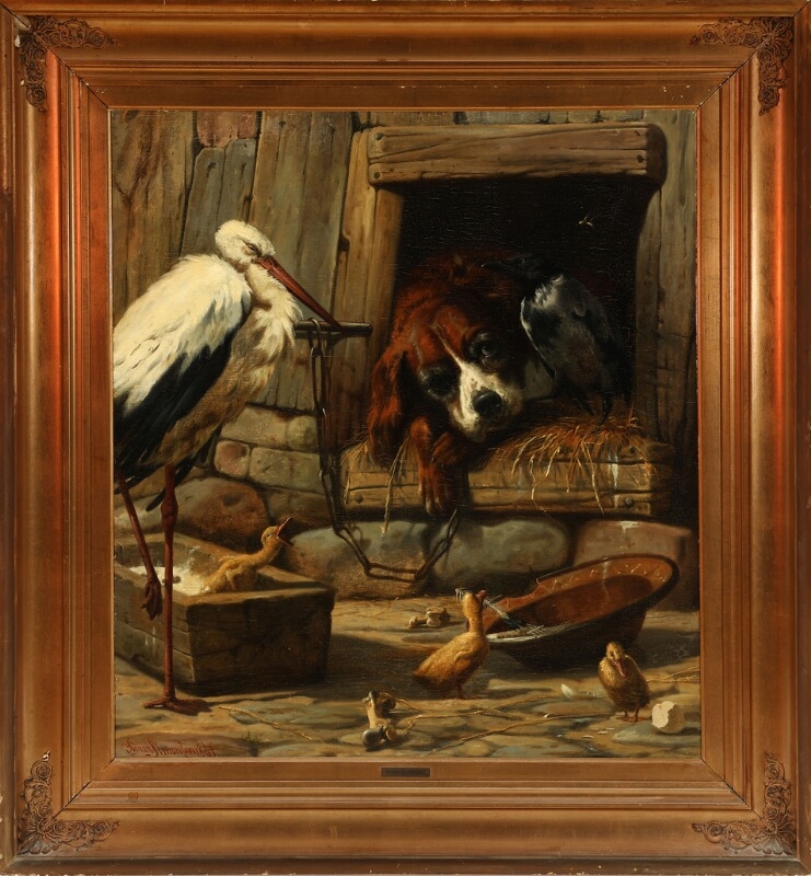 Simon Simonsen | Good friends (1864) | MutualArt