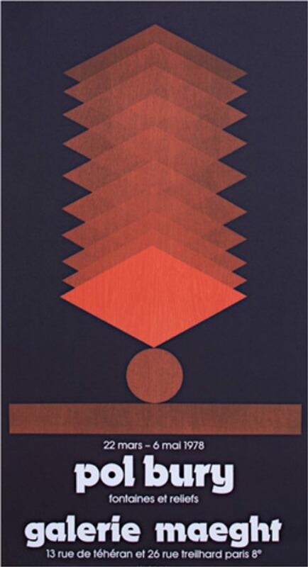 Pol Bury | A collection of exhibition posters from Galerie Maeght ...