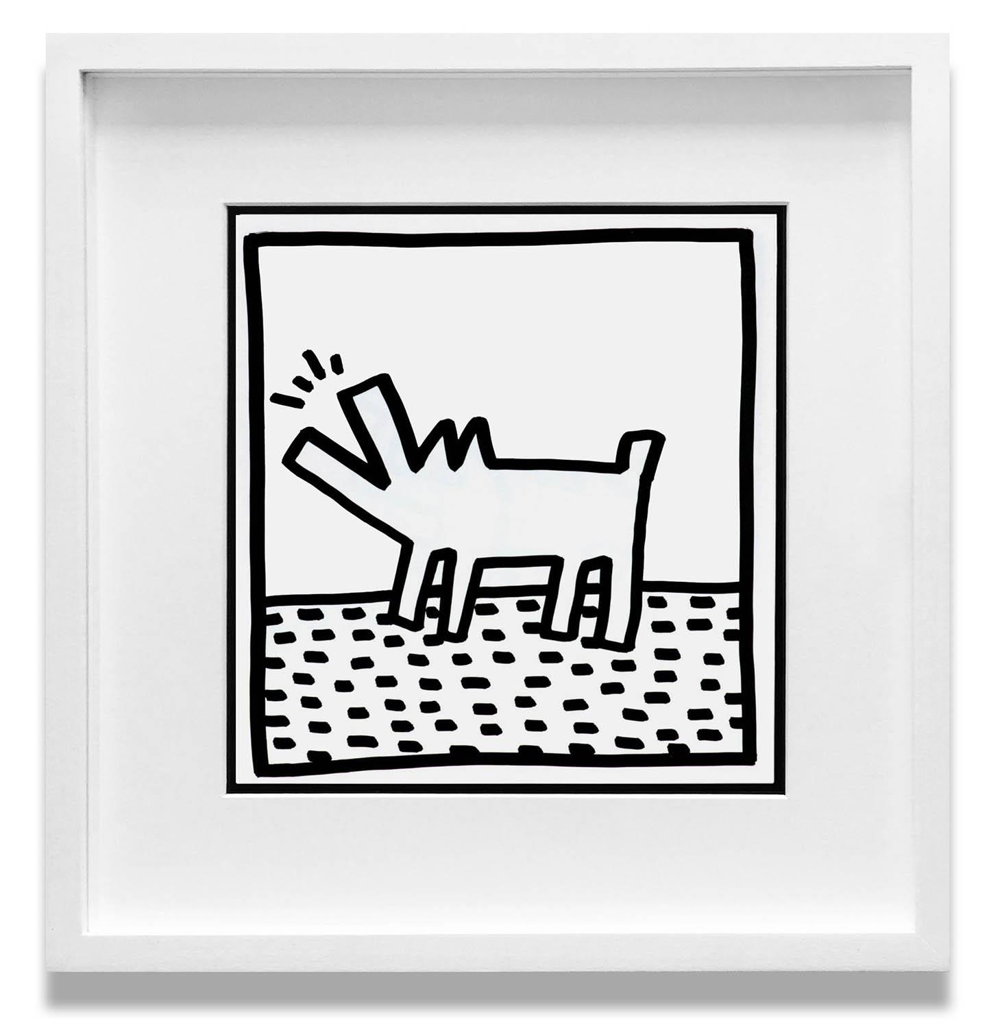 Haring Keith | Barking Dog (1982) | Compare similar artworks | MutualArt
