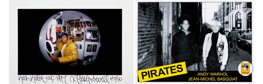 Ricky Powell | Andy Warhol & Jean-Michel Basquiat - SoHo. NYC. 1985 ...