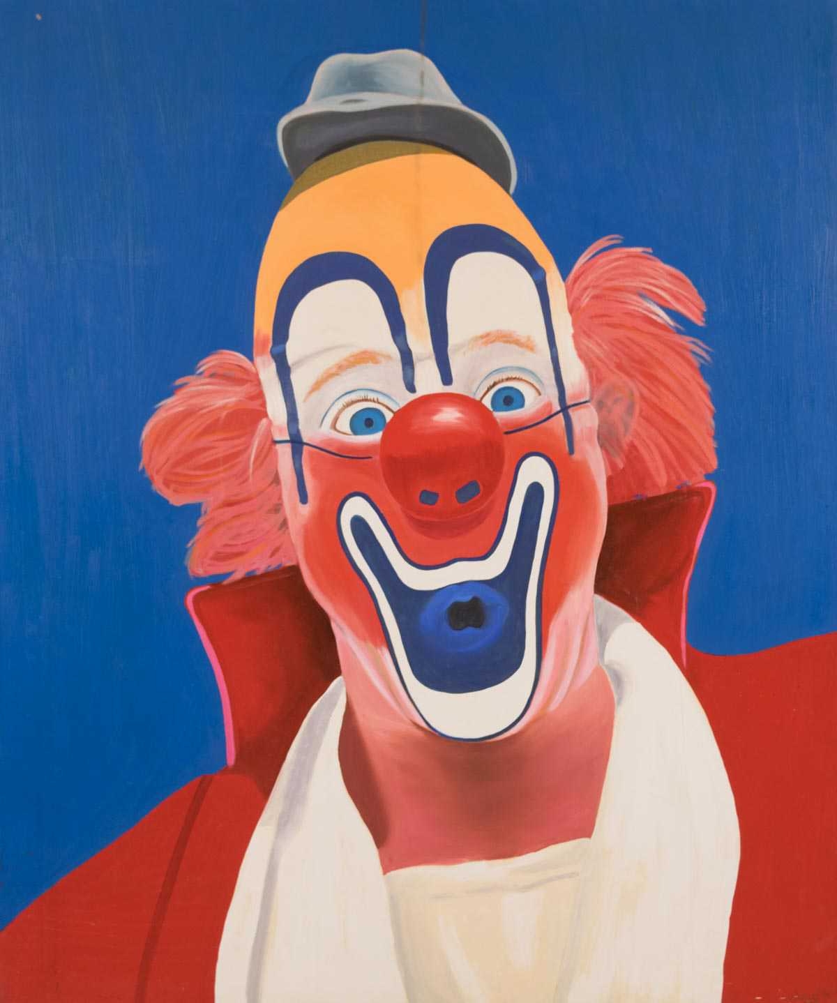 Robert Dowd | portrait of a clown (1966) | MutualArt