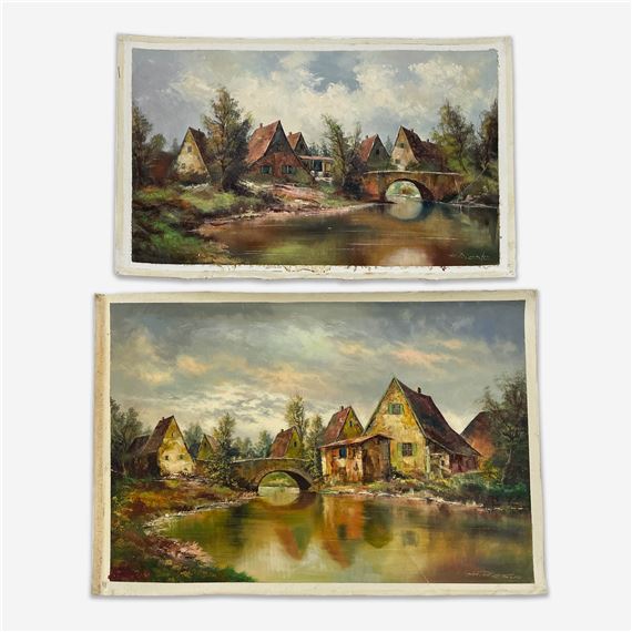 Hermann Dieste | Bridge Scenes | MutualArt