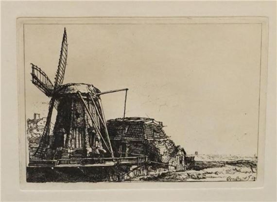 Rembrandt van Rijn | The Windmill | MutualArt