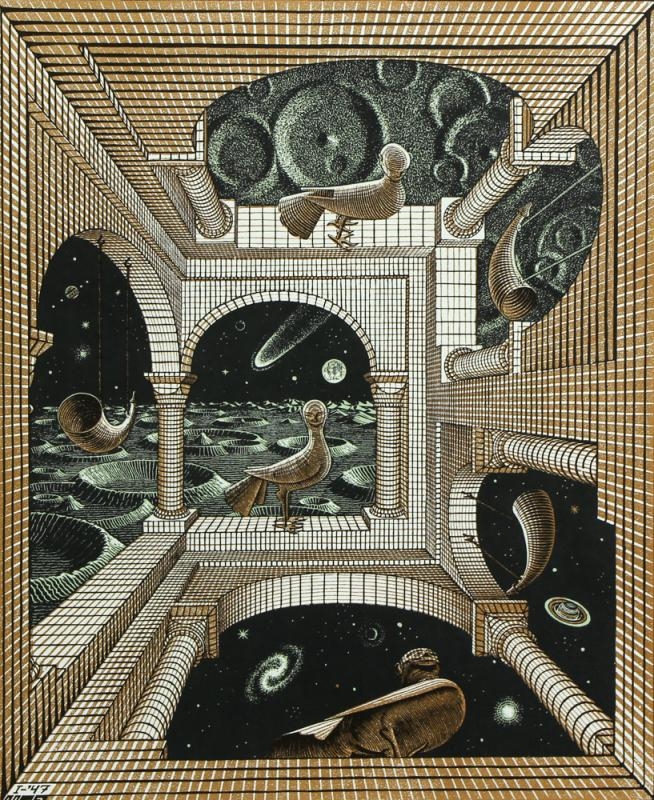 Maurits Cornelis Escher | Another World | MutualArt