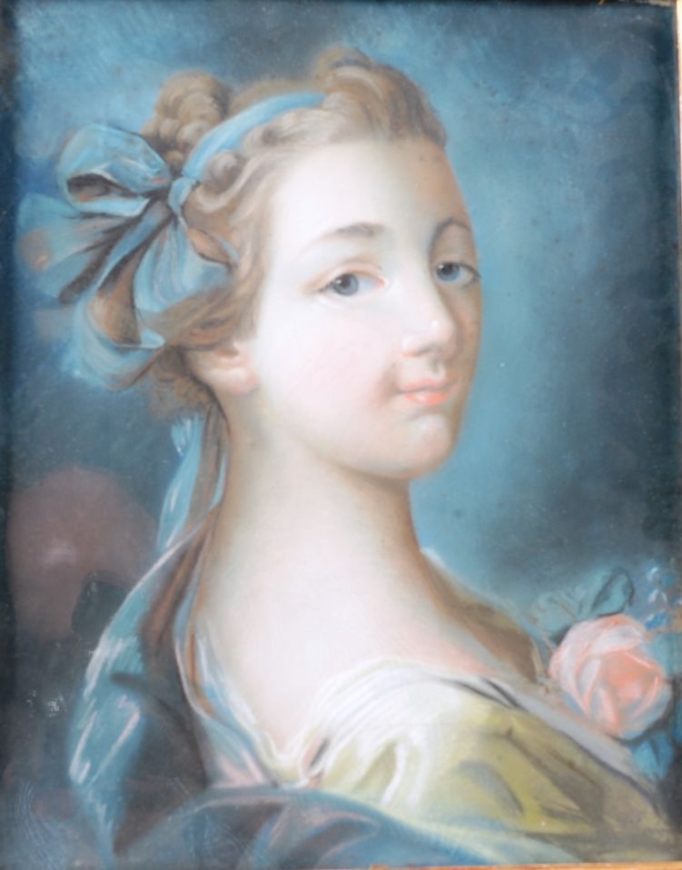 François Boucher | Portrait of a young girl | MutualArt