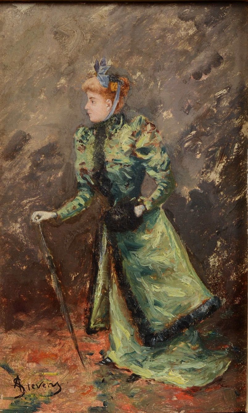 Alfred Stevens | Sailing under the stars | MutualArt