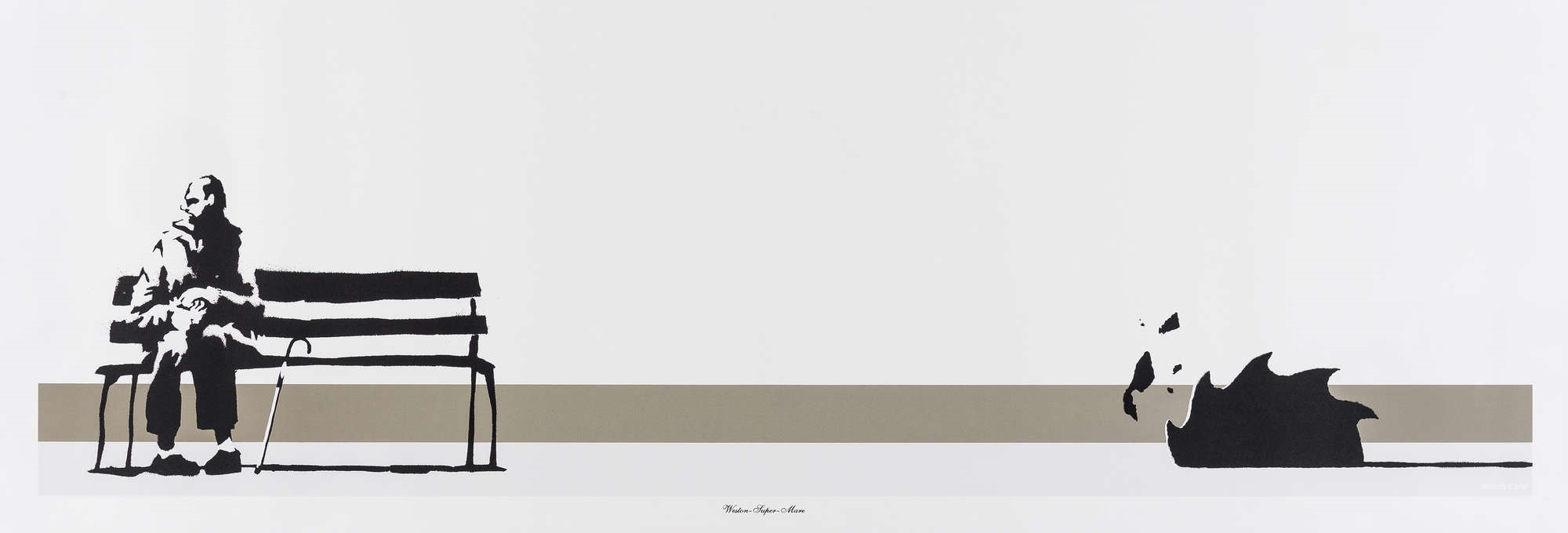 Banksy | Flying Copper (2004) | MutualArt