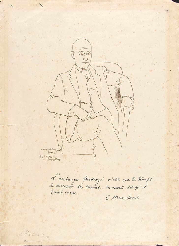 Pablo Picasso | Portrait of Max Jacob (1953) | MutualArt