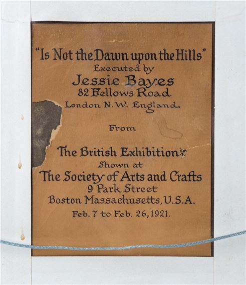 Jessie Bayes | Is Not the Dawn Upon the Hills | MutualArt