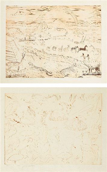 Joseph Hecht | Croquis and Le Debarquement [Plumart 138 & 139] (1926 ...