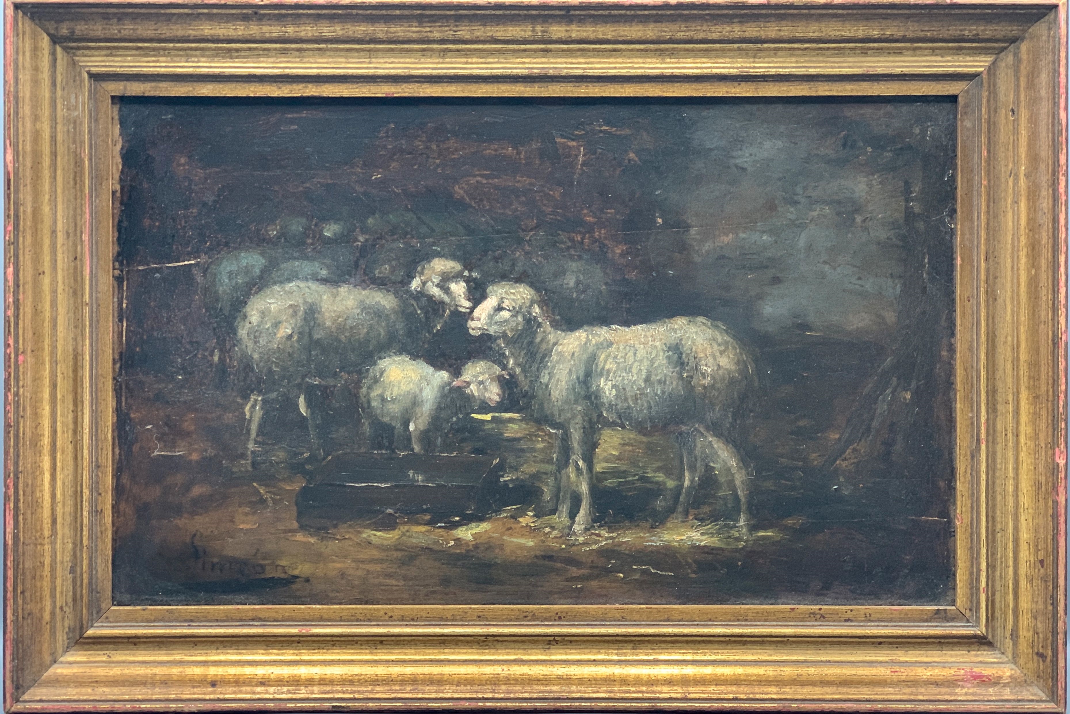French School, 19th Century | Sheep in the sheepfold | MutualArt