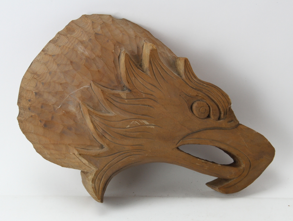 Carl A. Goddard | Wooden Eagles Head Carved | MutualArt