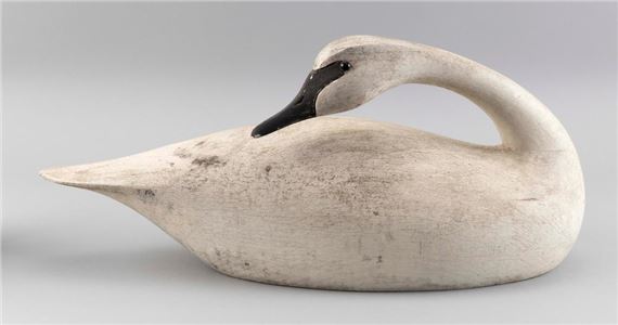 Byron Bruffee | BYRON BRUFFEE CARVING OF A SWAN | MutualArt