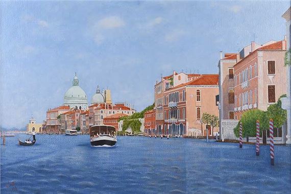 James Scott | TOWARDS THE CUSTOM'S HOUSE, VENICE | MutualArt
