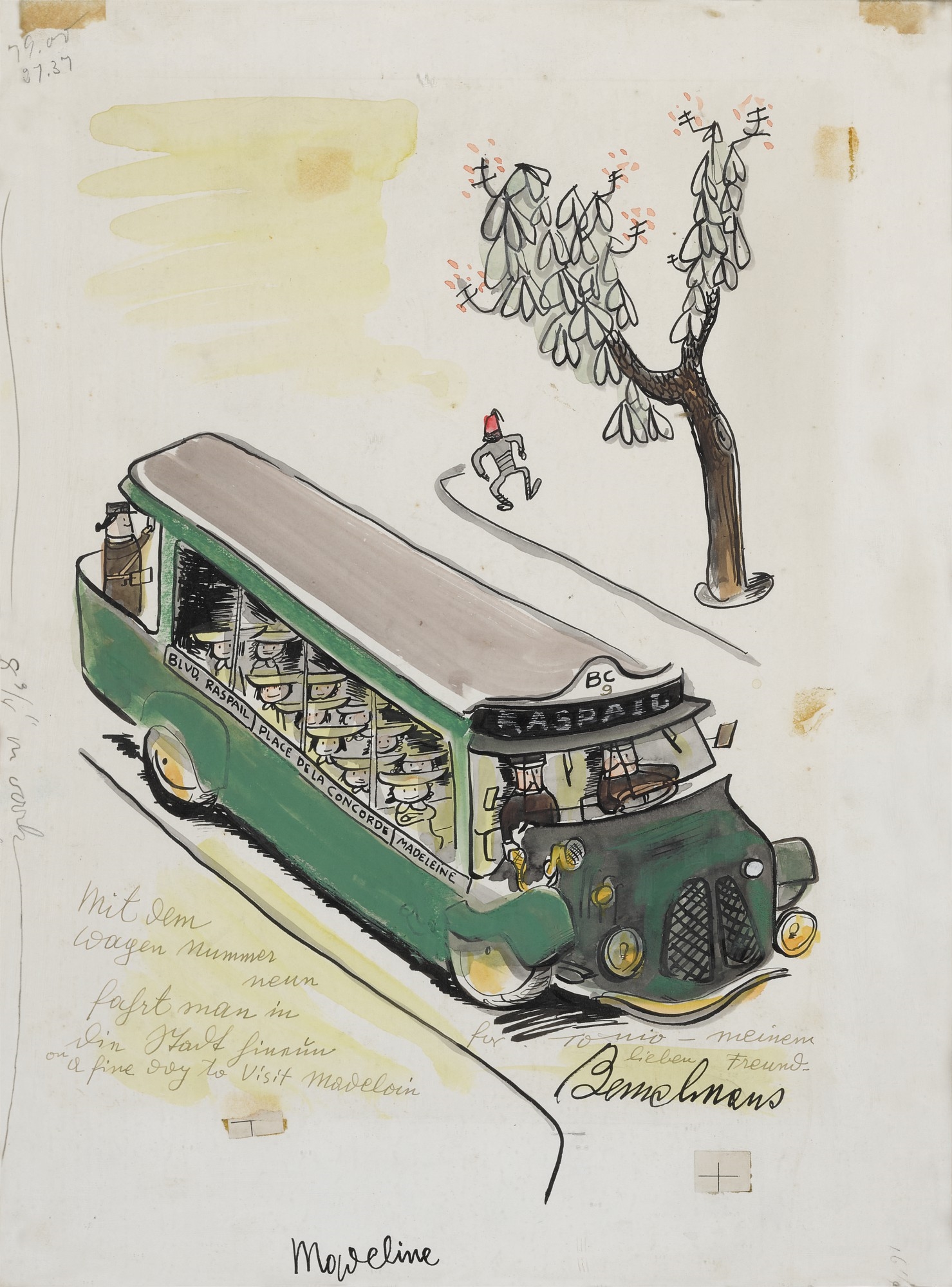Ludwig Bemelmans | Design for Hansi | MutualArt