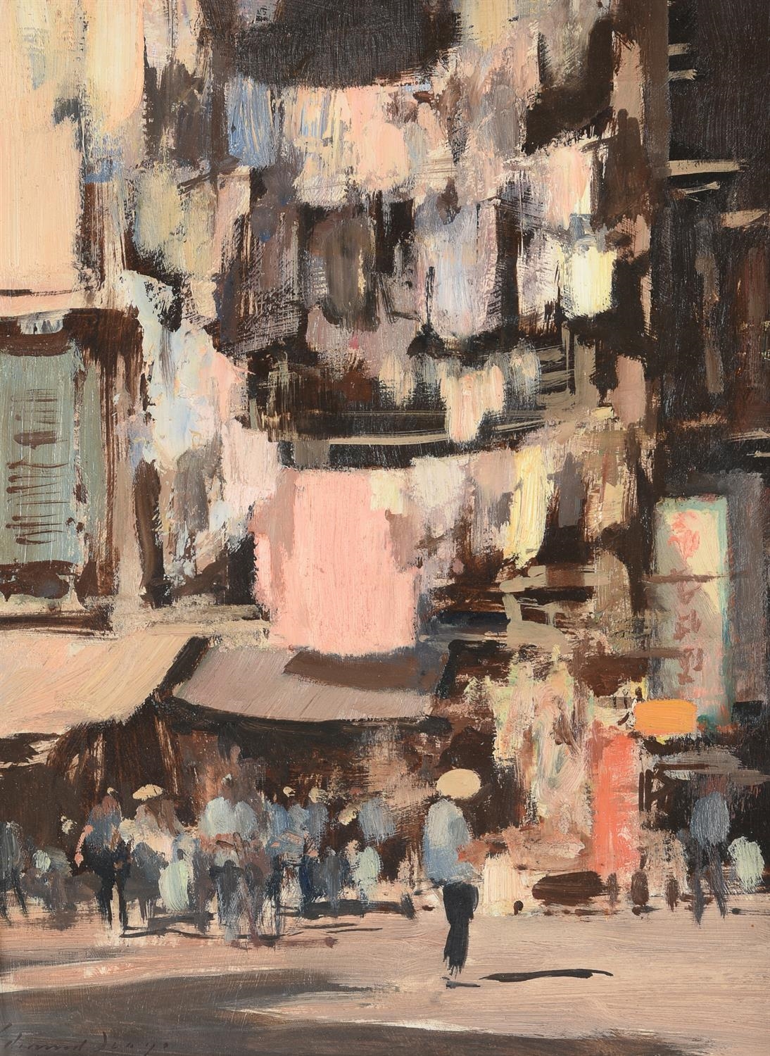 Edward Brian Seago | Street in Hong Kong | MutualArt