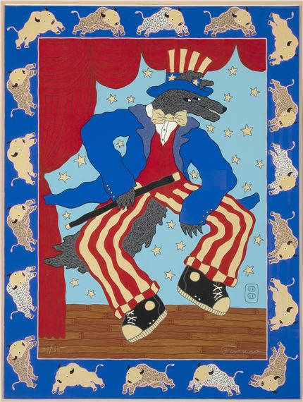 Harry Fonseca | Shuffle Off To Buffalo (1987) | MutualArt