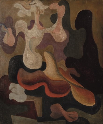 Mario Deluigi | DONNA ALLO SPECCHIO (1945) | MutualArt