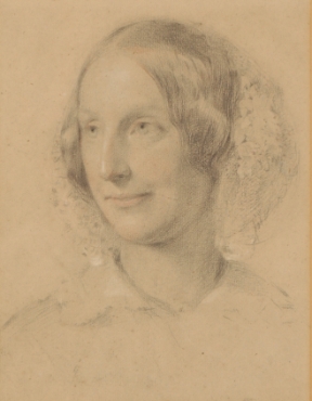 Sir William Rothenstein | A head and shoulders portrait of a woman ...