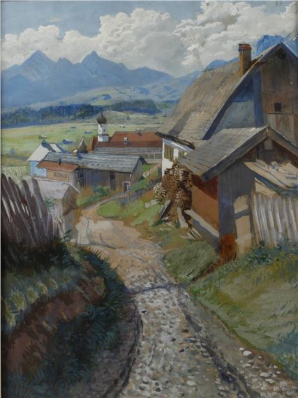 Albert Singer | Wallgau (1910) | MutualArt