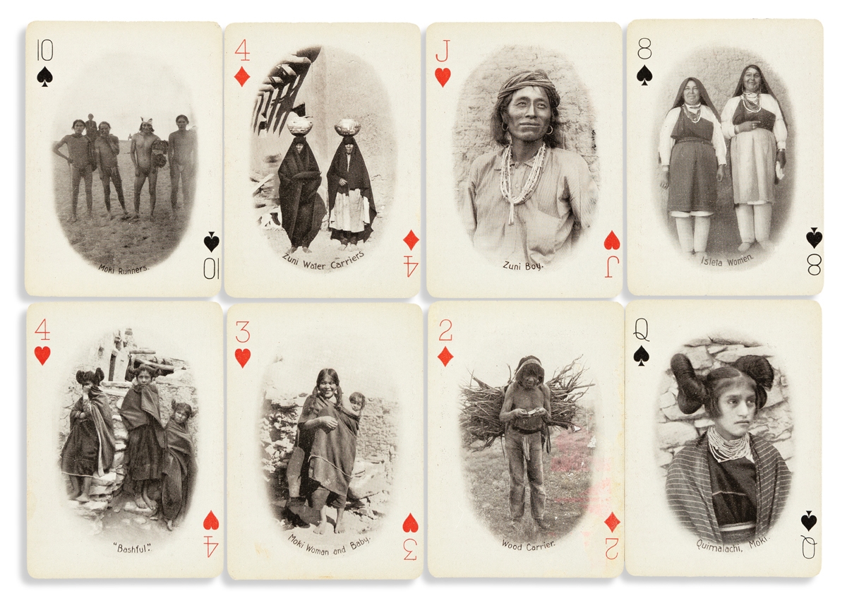 Adam Clark Vroman | The American Indian Souvenir Playing Cards. (1900 ...