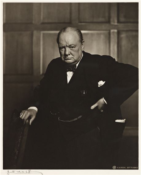 Yousuf Karsh | Winston Churchill. | MutualArt