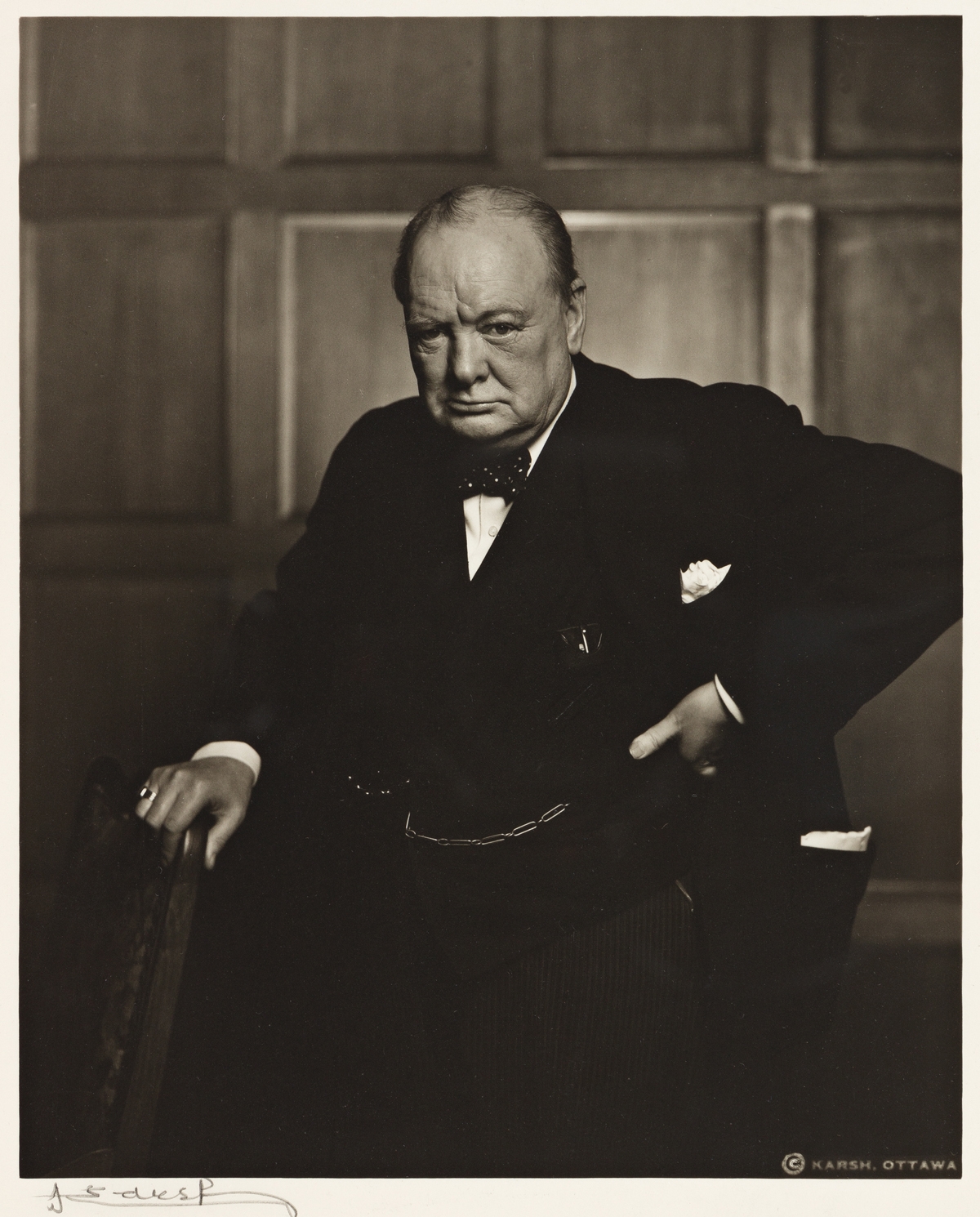 Yousuf Karsh | Winston Churchill. | MutualArt
