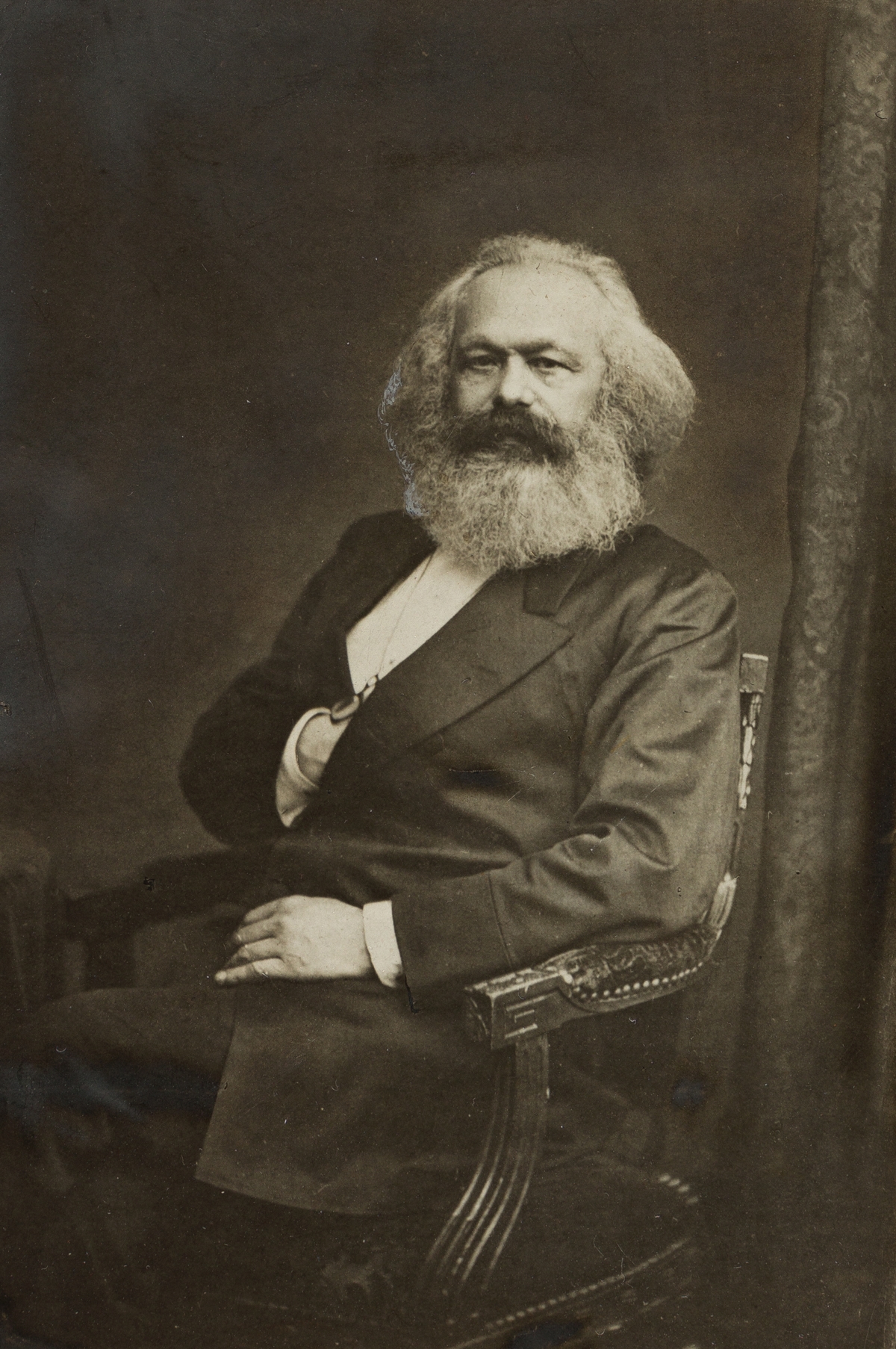 John Jabez Edwin Mayall | Portrait of Karl Marx. | MutualArt