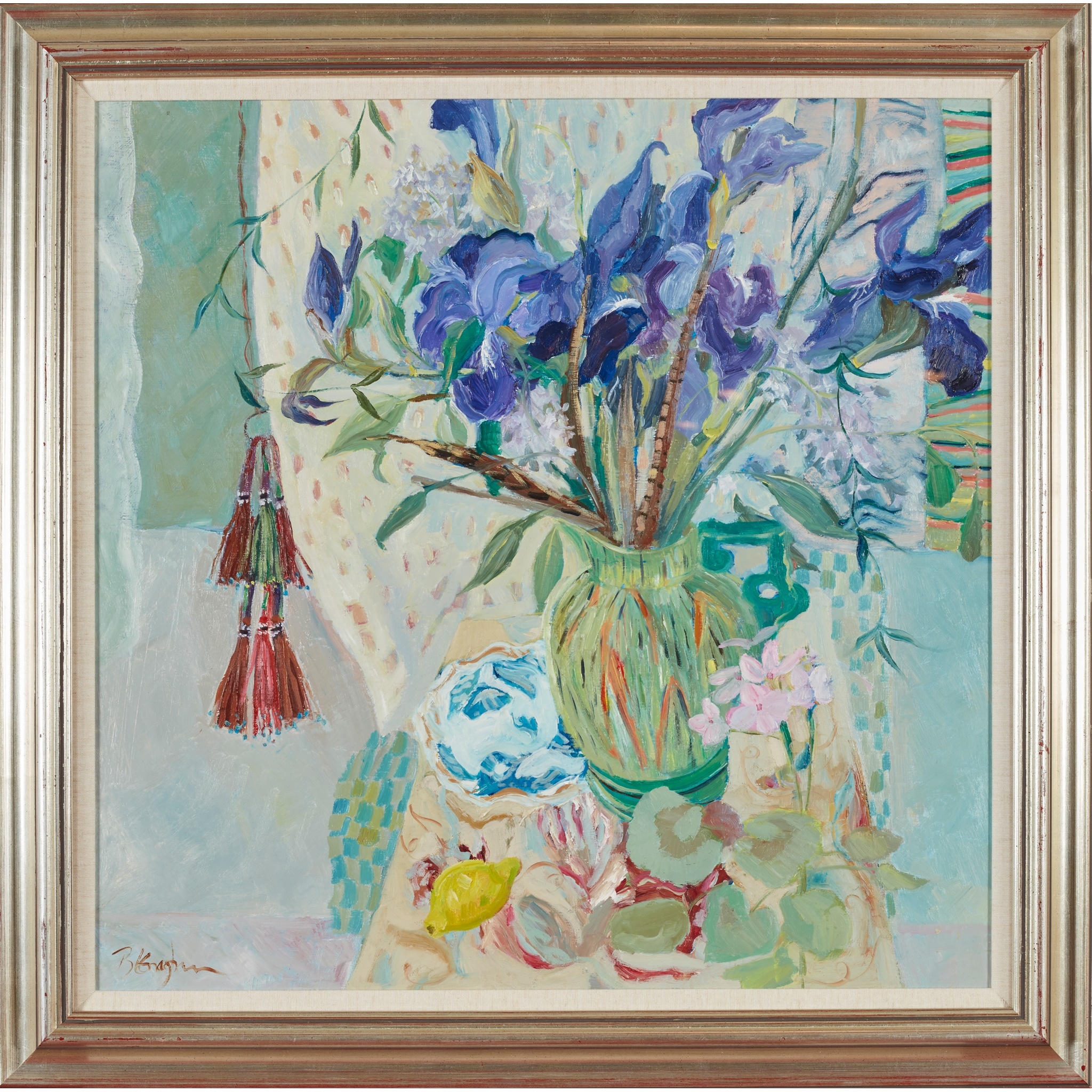 Brenda Lenaghan | STILL LIFE WITH IRISES | MutualArt