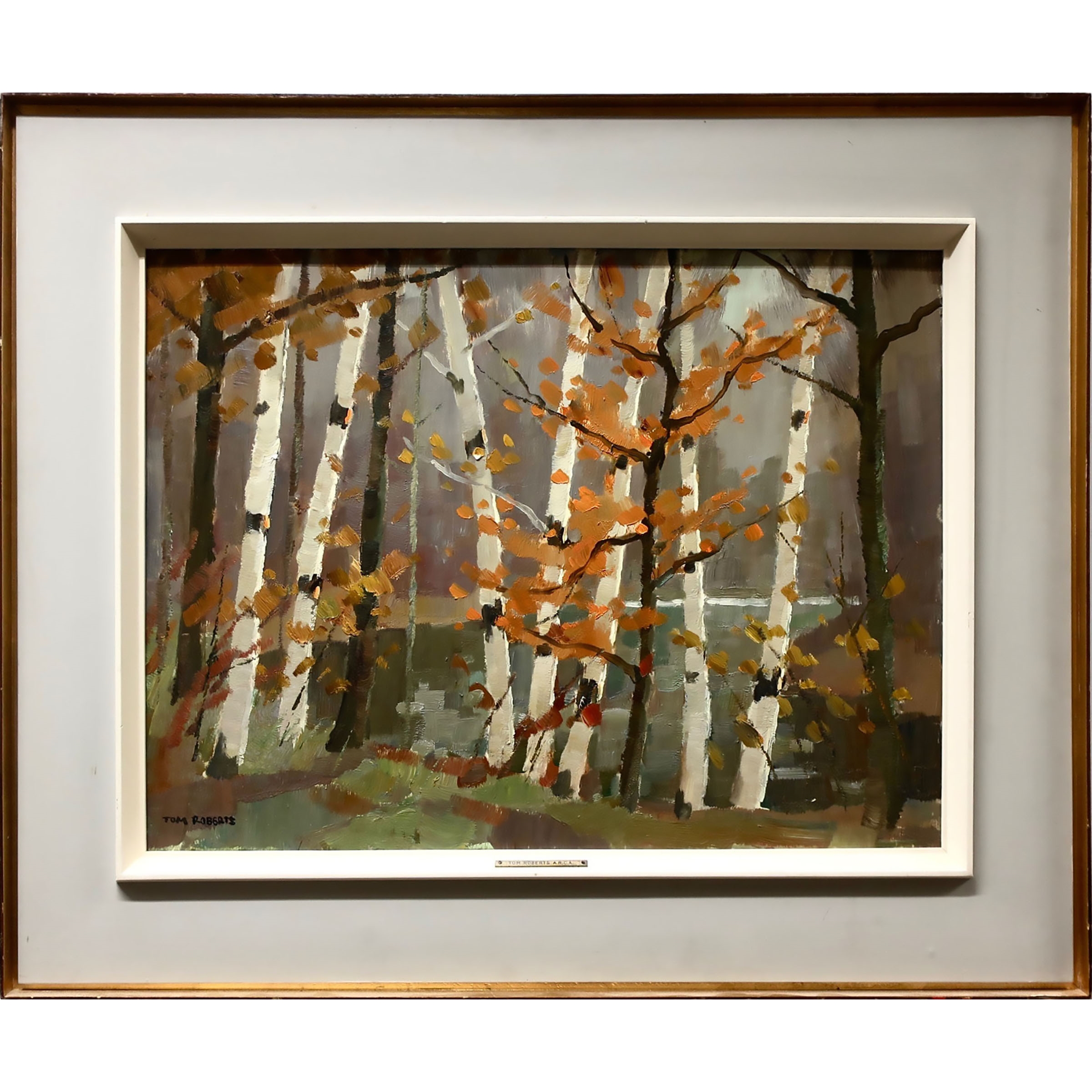 Thomas Keith Roberts | BIRCHES BY THE STREAM | MutualArt