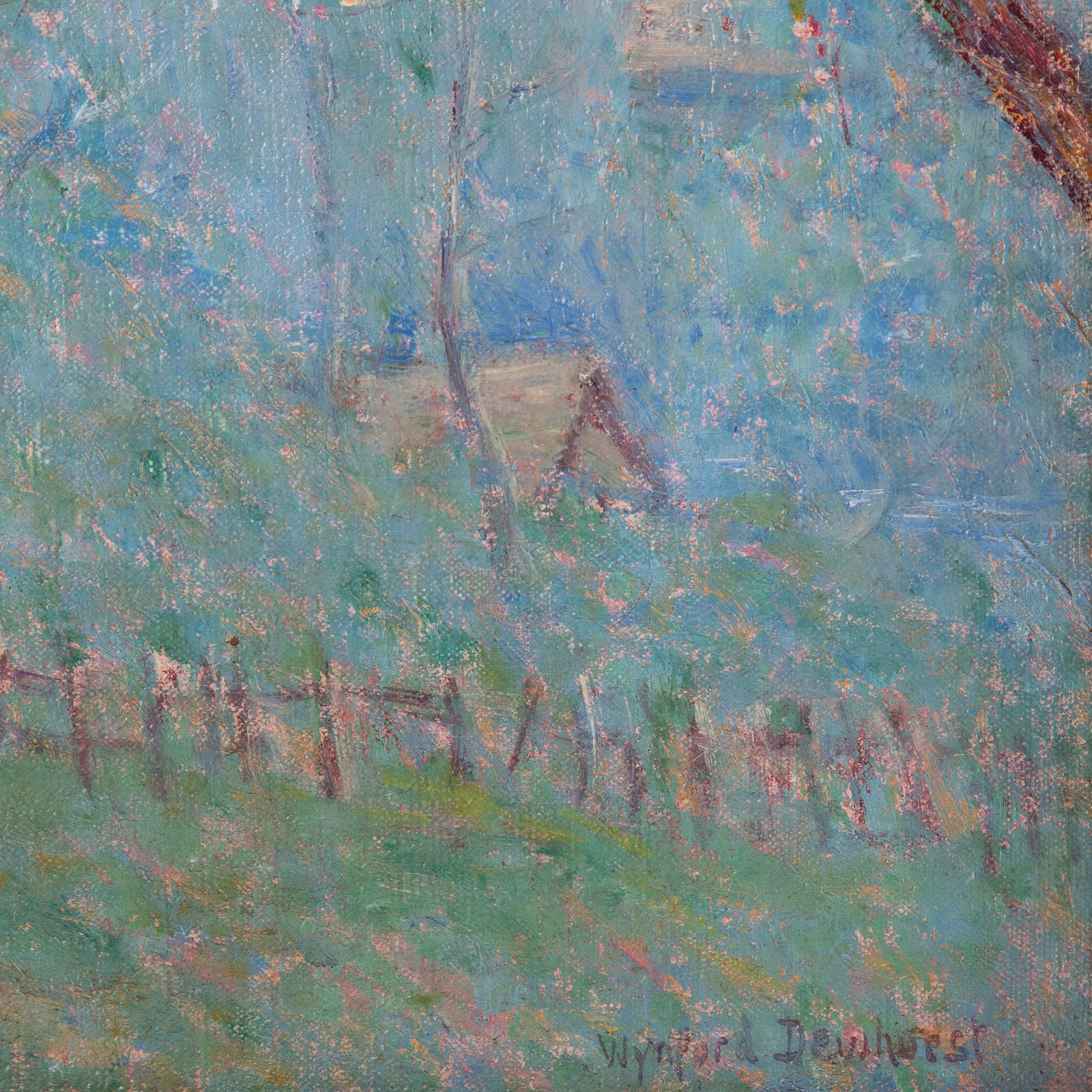 Wynford Dewhurst | Flowering Tree in Landscape | MutualArt