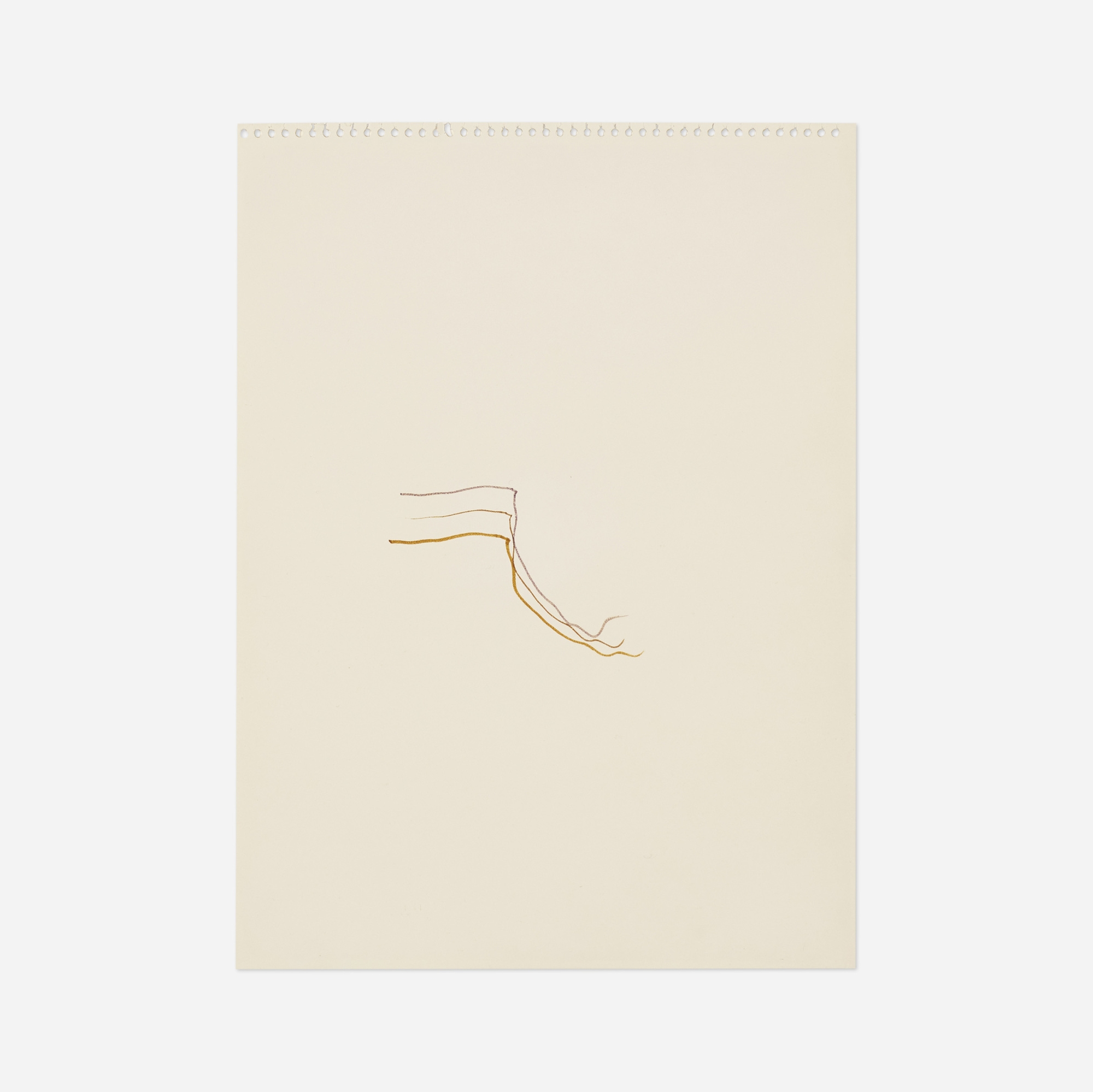 Richard Tuttle | Drawing made with three lines of any color (1971 ...