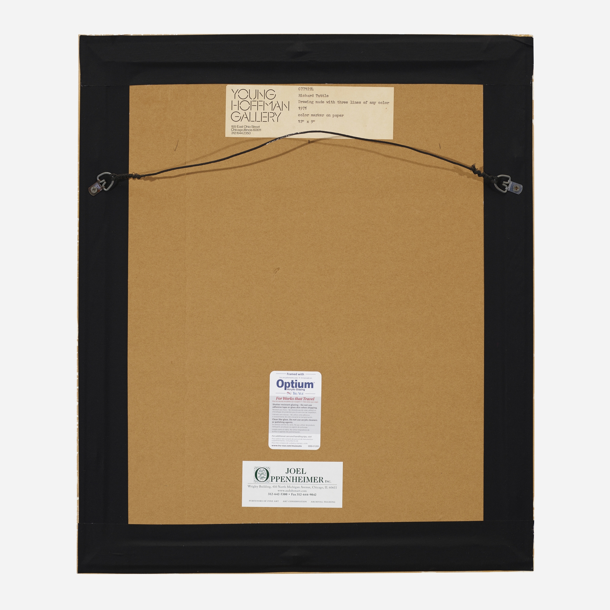 Richard Tuttle | Drawing made with three lines of any color (1971 ...