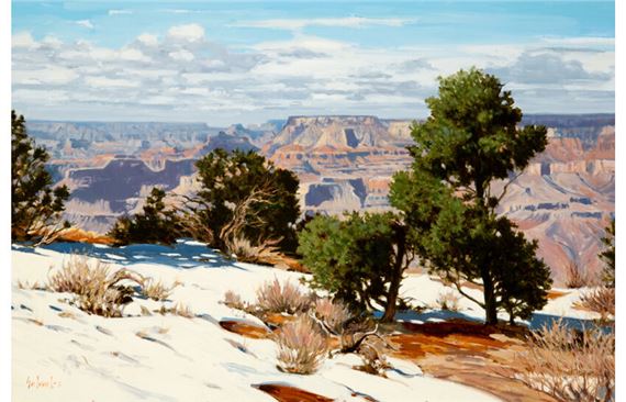 Tony Eubanks | Snow on the South Rim | MutualArt