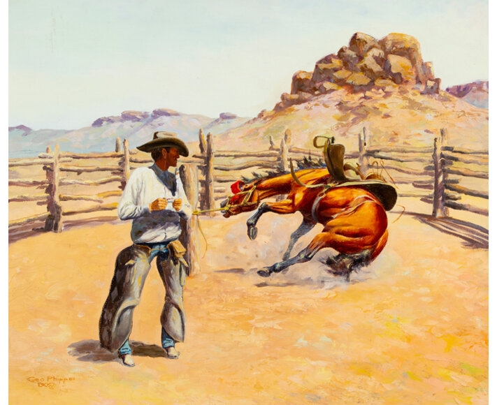George Phippen | The Snubbing Post (1948) | MutualArt