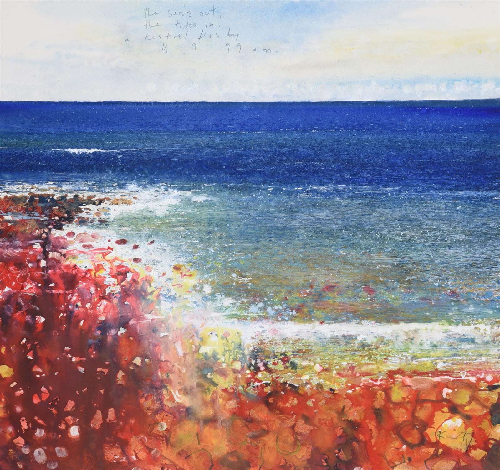 Kurt Jackson | The Sun's out the Tide's In, a Kestrel Flies by Priest ...