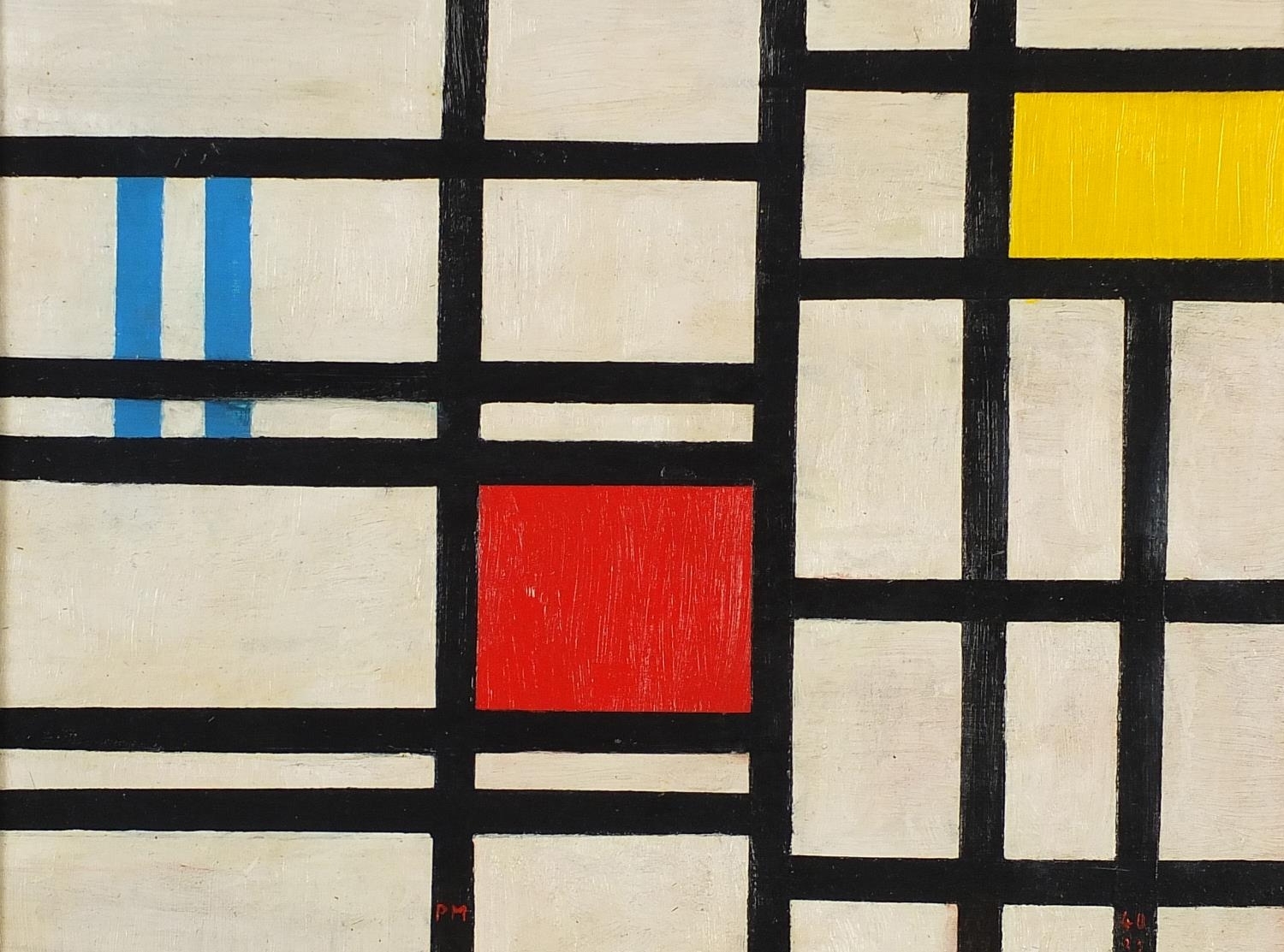Piet Mondrian | Abstract composition geometric shapes | MutualArt